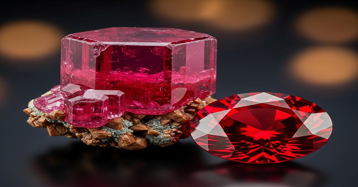 Red Beryl ("Bixbite"): The Rarest Gem on Earth Now Has a Lab-Grown ...
